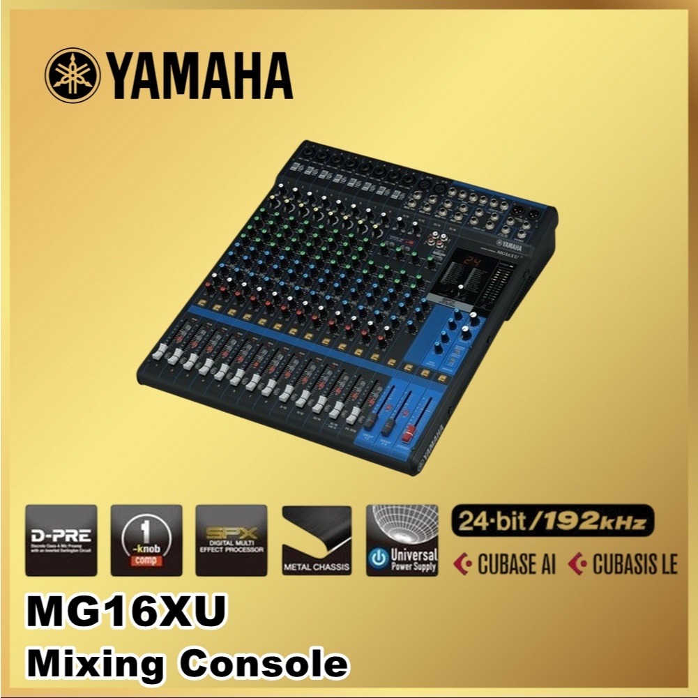 Jual Yamaha MG16XU MG16 XU MG16X MG 16XU 16-Channel Mixing Mixer ...