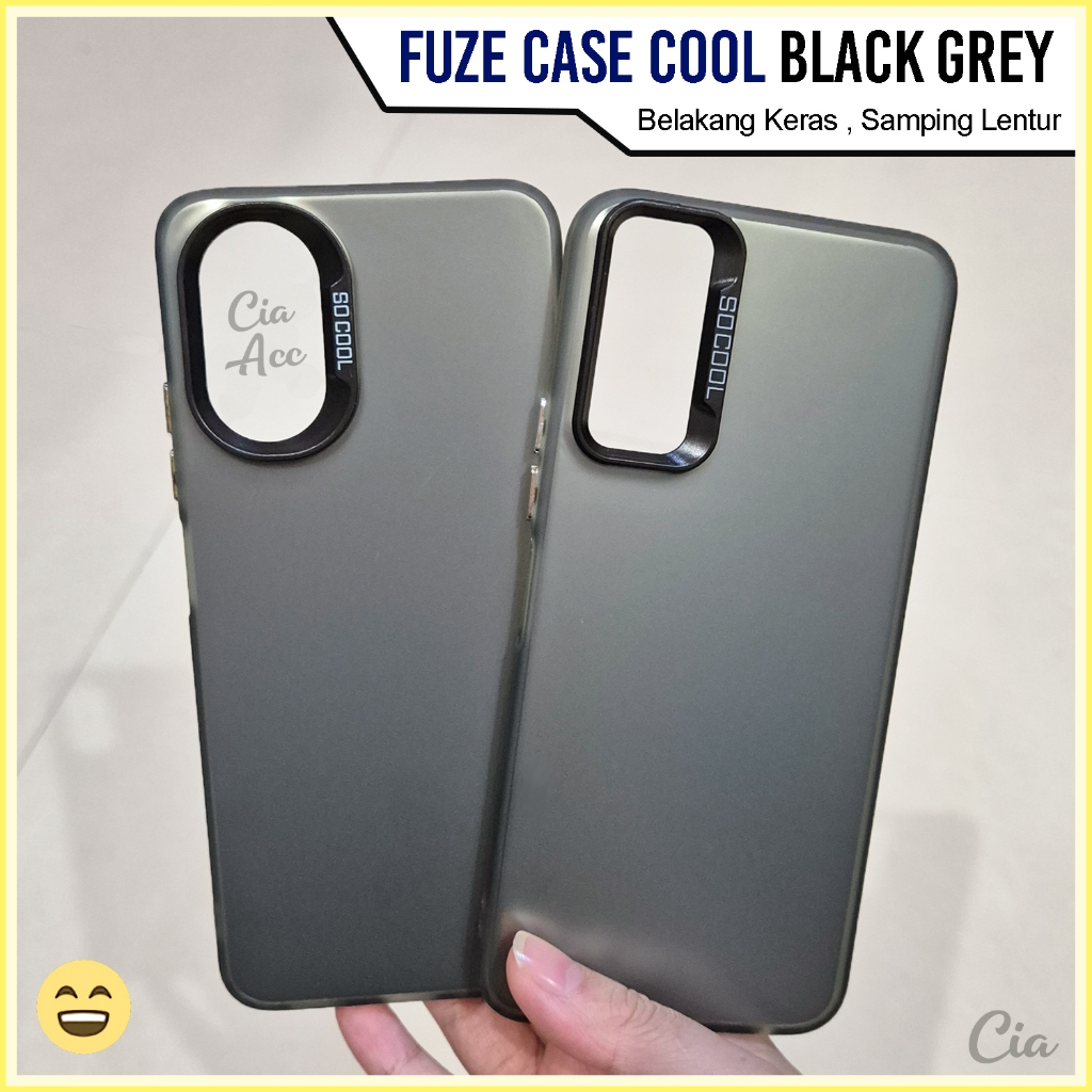 Jual Fuze Case Cool BLACK GREY Samsung A56 A55 A54 A53 A52S A51 A50S ...
