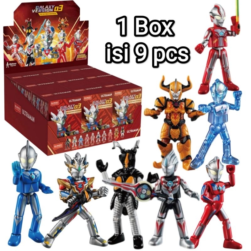 Jual Blokees Figure Ultraman grosir Blind Box Ultraman 03 blind Box ...