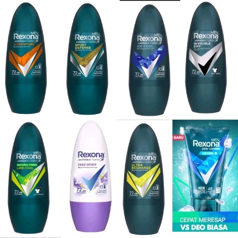 Jual Rexona Men Deodorant all variant 45ml | Shopee Indonesia