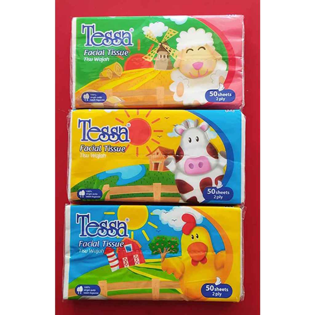 Jual tissue tessa 50 sheet paket 10 pcs | Shopee Indonesia