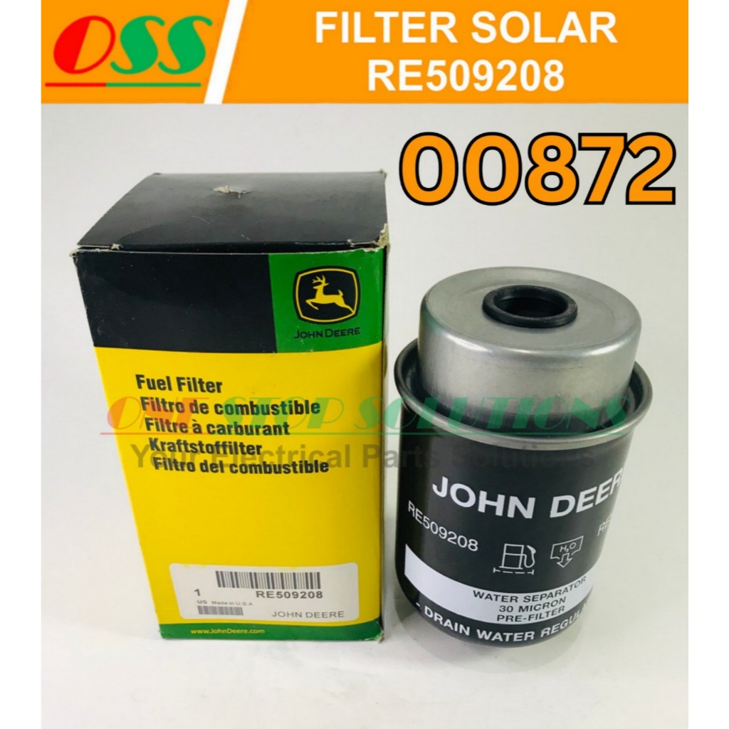 Jual FILTER SOLAR FUEL FILTER JOHN DEERE RE509208 TRAKTOR 6100 6110 ...