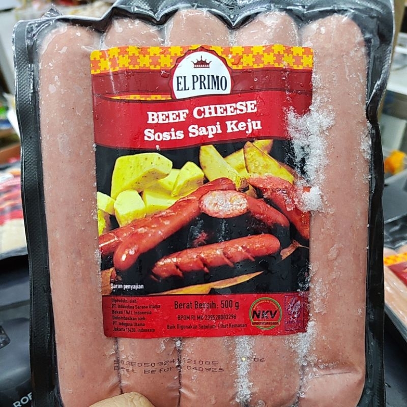 Jual EL PRIMO SOSIS KEJU SAPI - BEEF CHESE 500GR | Shopee Indonesia