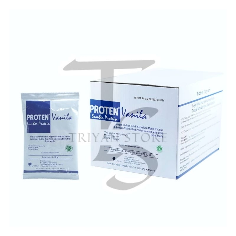 Jual PROTEN VANILLA 1 SACHET TERMURAH!! | Shopee Indonesia