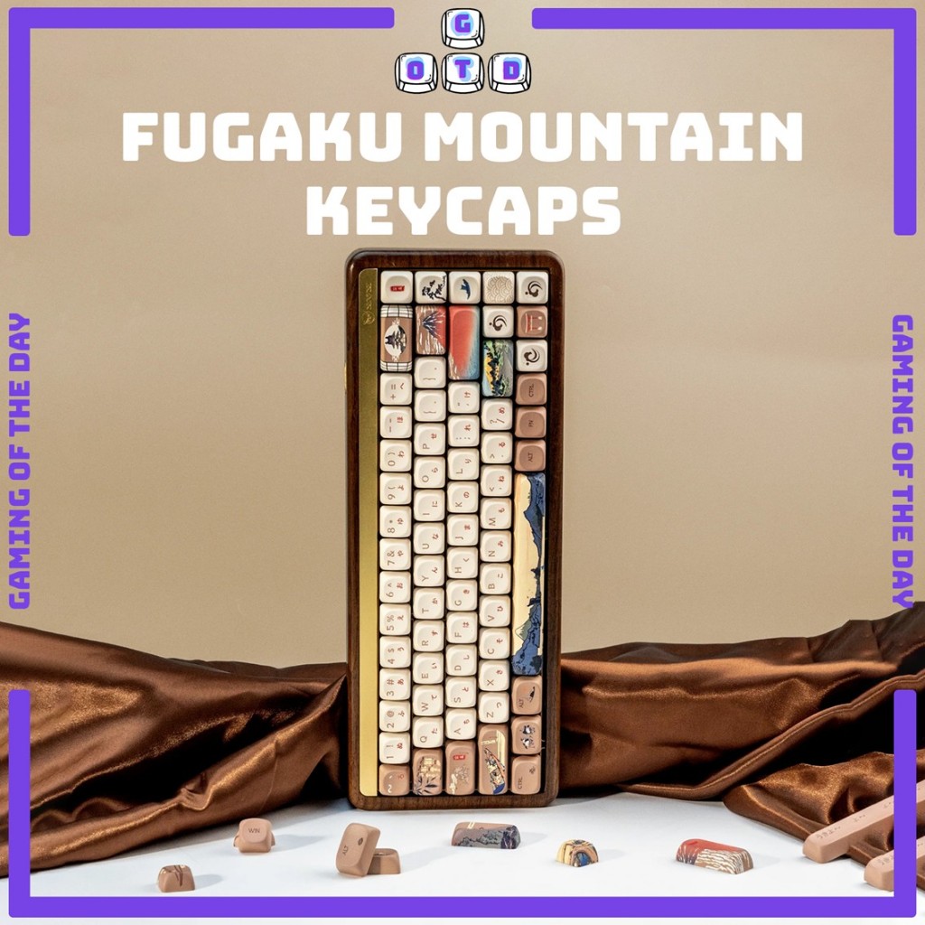 Jual Fuji Mountain Fugaku with Japanesse Root MOA Profile Keycaps by ...