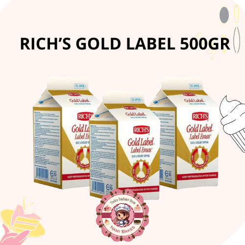 Jual Rich's Gold Label 500 gr kecil Whipping Cream | Shopee Indonesia