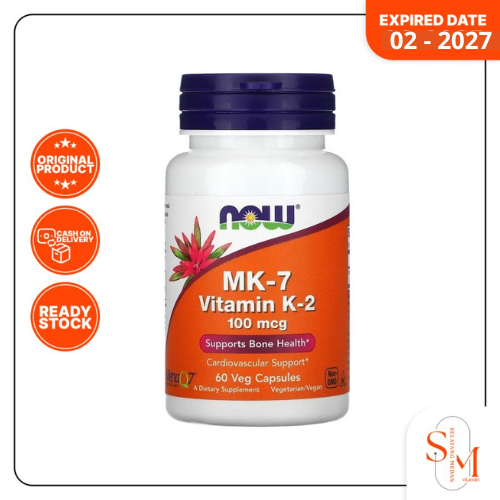 Jual Now Vitamin K2 MK-7 100 mcg Isi 60 Vcaps - Dukung Kesehatan Tulang ...