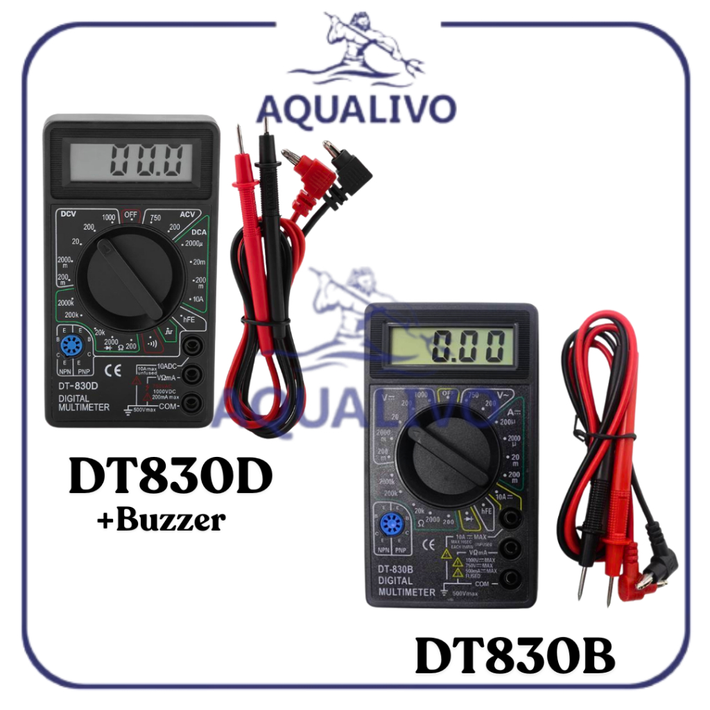Jual Multimeter Saku DT830 Multitester Digital Avometer Pocket | Shopee ...
