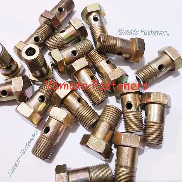 Jual Baut Solar 14 mm Kunci 19 Drat 1.5 Universal Banjo Bolt M14 ...