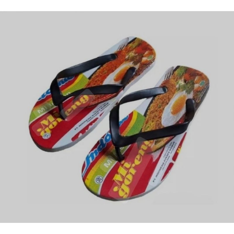 Jual Sandal Pria Motif Mie Goreng | Shopee Indonesia