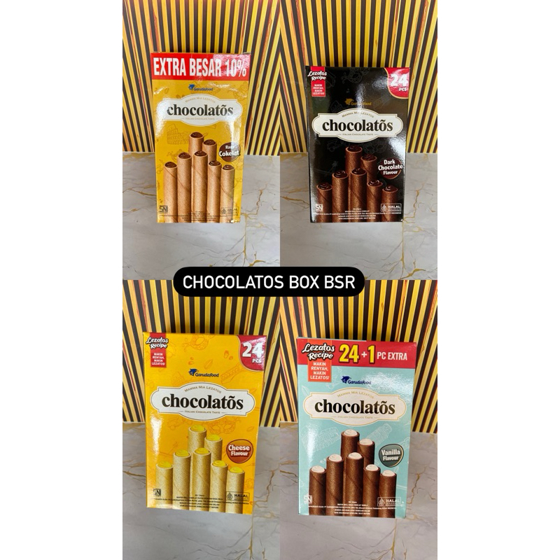 Jual CHOCOLATOS WAFER ROLL GARUDA / Jajan viral / Jajan Lebaran / Snack ...