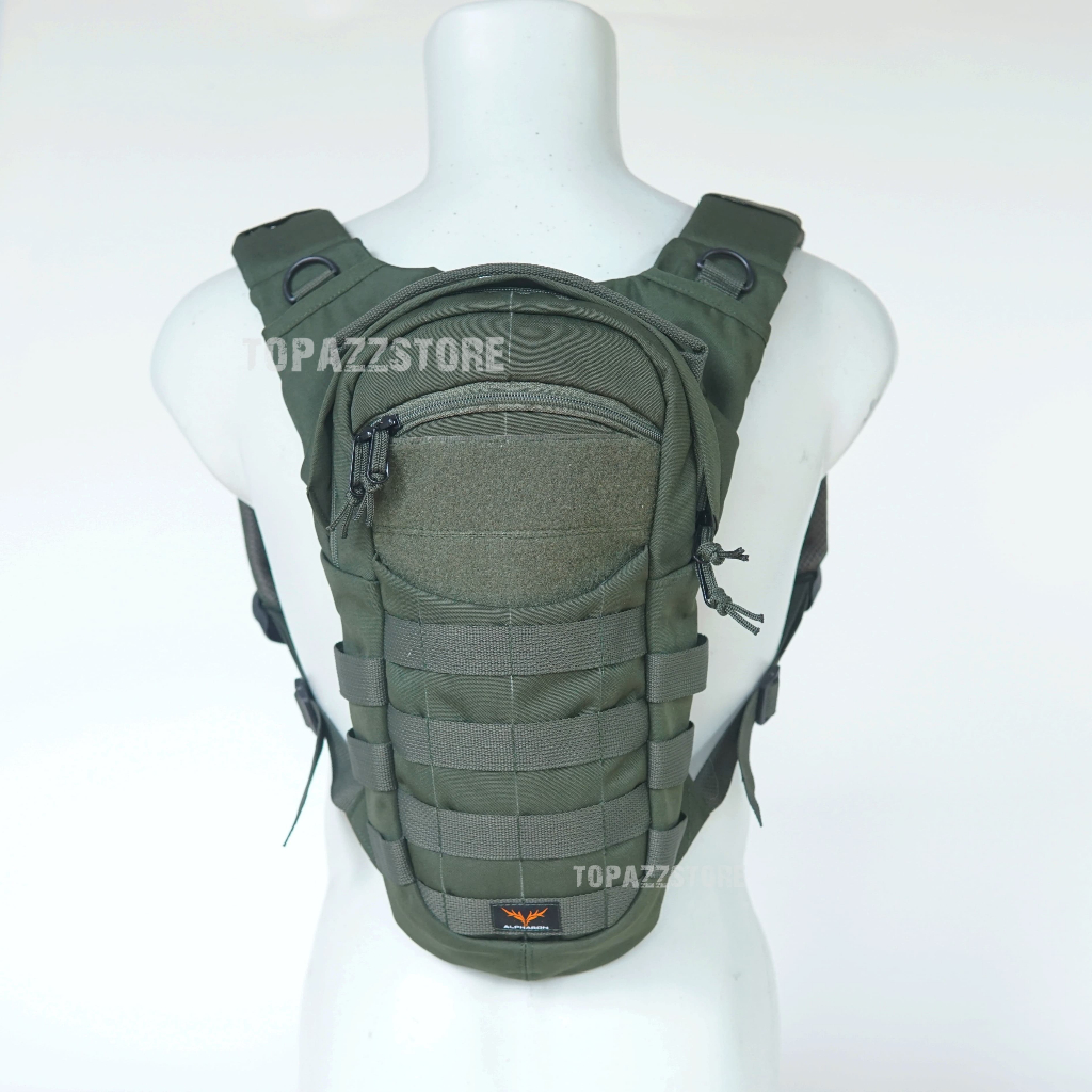 Jual Ransel Hydropack Tactical Tas Army Tentara TNI Polisi Militer MTB Trail Cycling Alpharon X1 ...