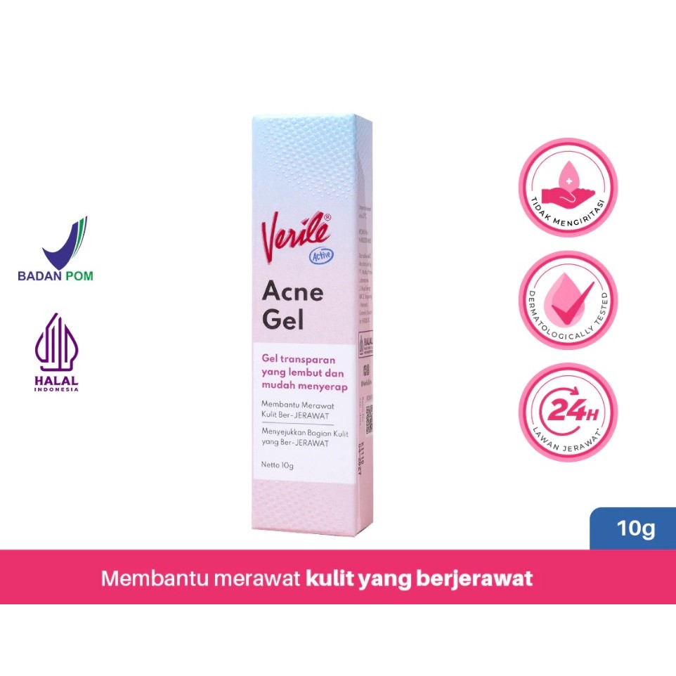 Jual Verile Acne Gel 10 gr | Shopee Indonesia