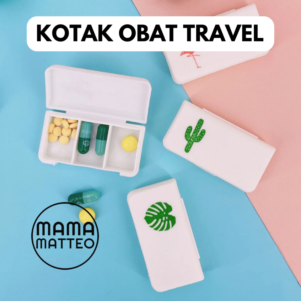 Jual Kotak Obat Travel / Wadah Vitamin Pil Kapsul Portable Mini ...