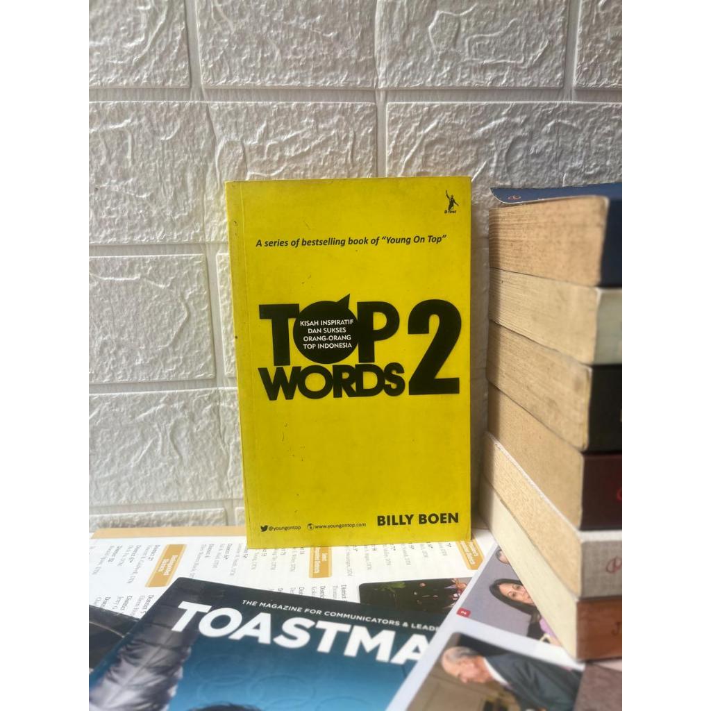 Jual Buku Top Words 2 Billy Boen - Preloved Original | Shopee Indonesia