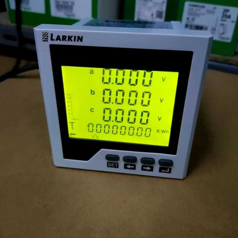 Jual Power Meter LARKIN 3 Three Phase Multi Fungsi Multifunction LCD Display LR-3D3Y Original ...