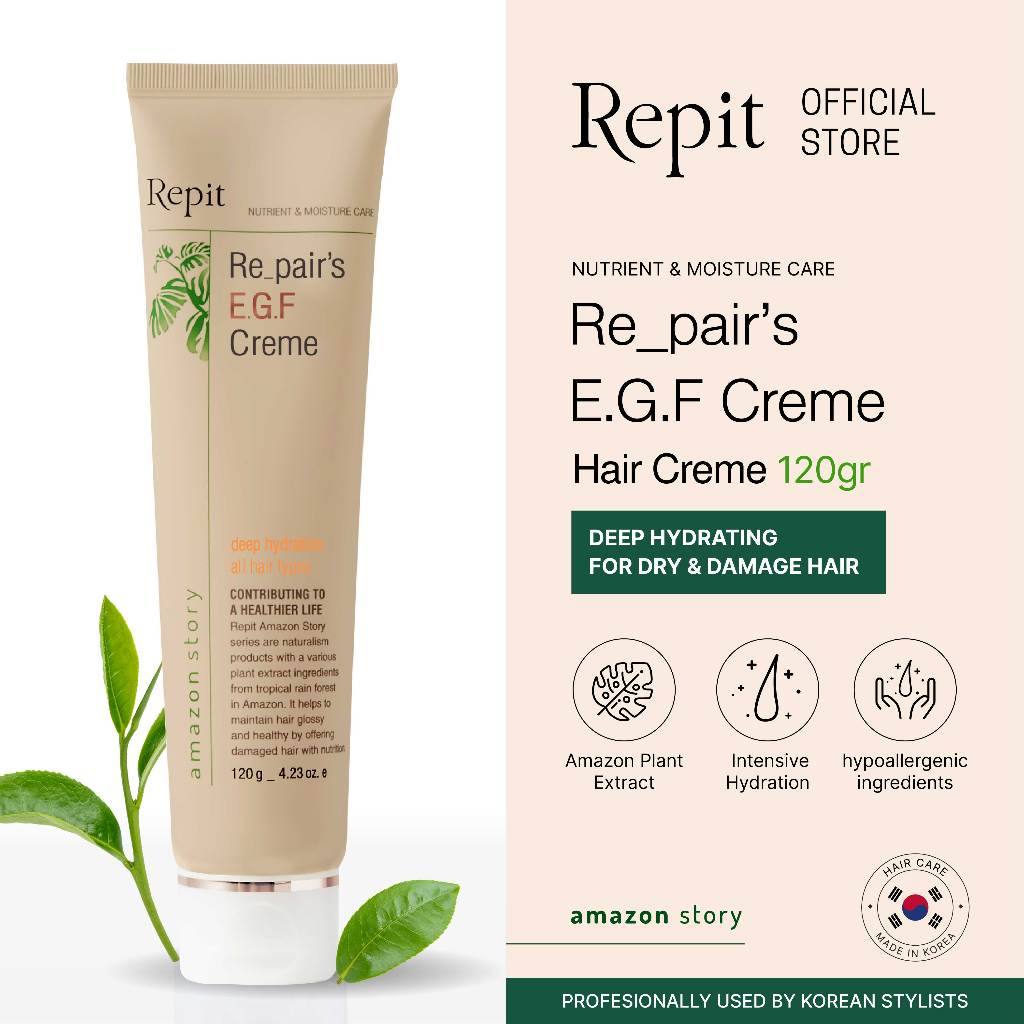 Jual Repit Amazon Story EGF Repair’s Creme Anti Breakage - Krim dengan ...
