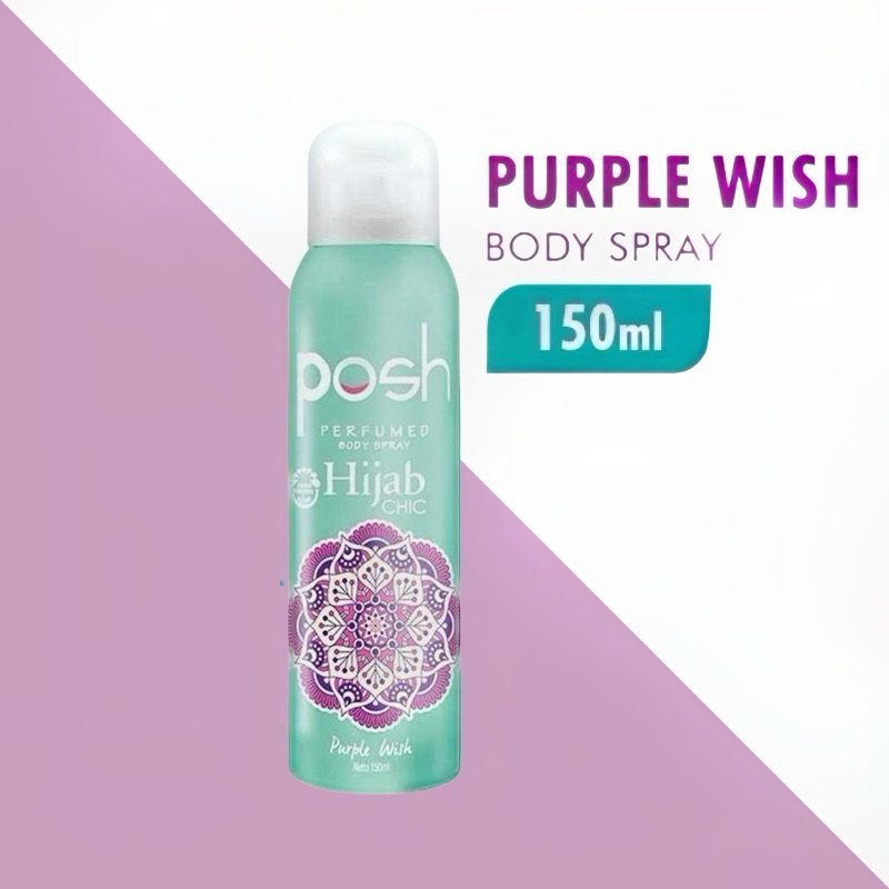 Jual Posh Hijab Spray Cologne Purple Wish Botol 150 ml| | parfum ...