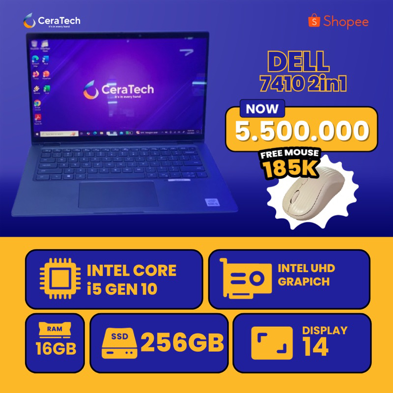 Jual CeraTech Laptop Intel Core i5 Gen 10 | Shopee Indonesia