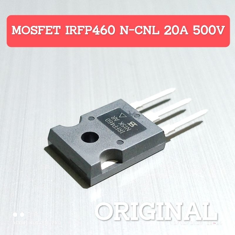 Jual IRFP460 IRF460 IRFP 460 IRF 20A 500V N-channel MOSFET Transistor BE03 | Shopee Indonesia