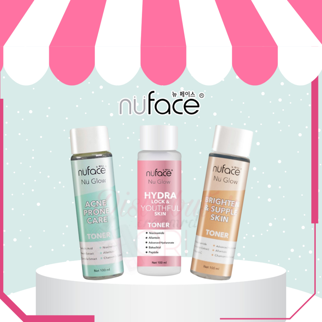 Jual Nuface Nu Glow TONER, Acne Prone | Brighten & Supple | Hydra Lock ...