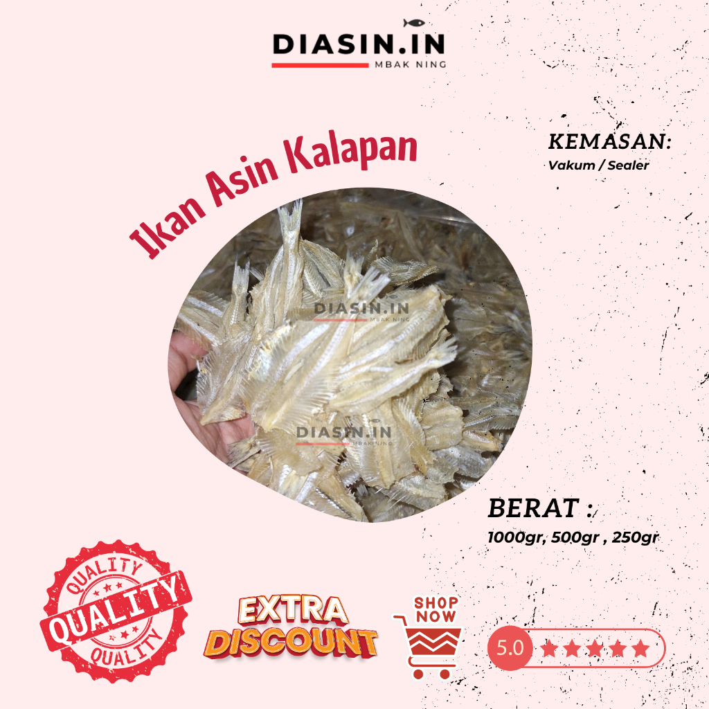 Jual Ikan Asin Kalapan/Pakang/Pakkang - Tawar Super Tipis | Shopee ...