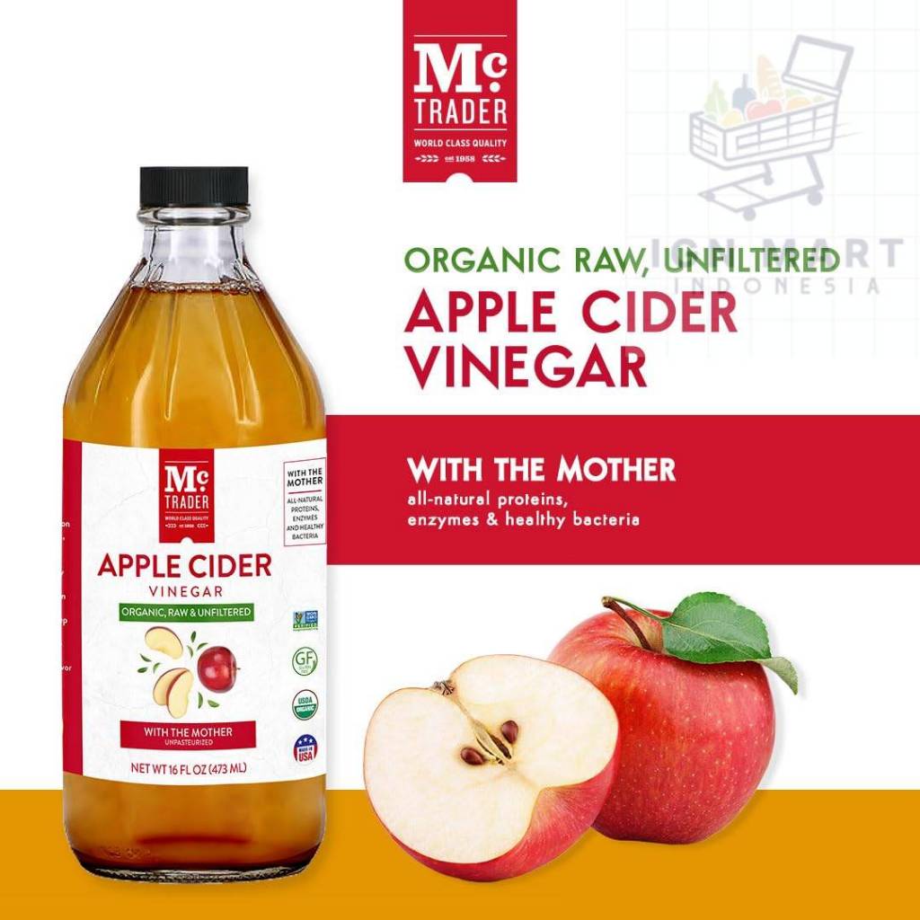 Jual MC TRADER ORGANIC APPLE CIDER VINEGAR 473 ML | ORGANIC WITH THE ...