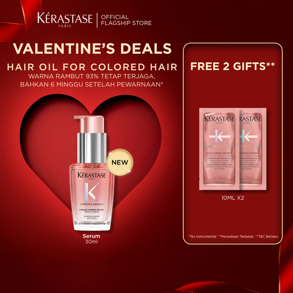 Jual [NEW LAUNCH] Kerastase Chroma Absolu Hair Oil 30ml Hair Serum for ...