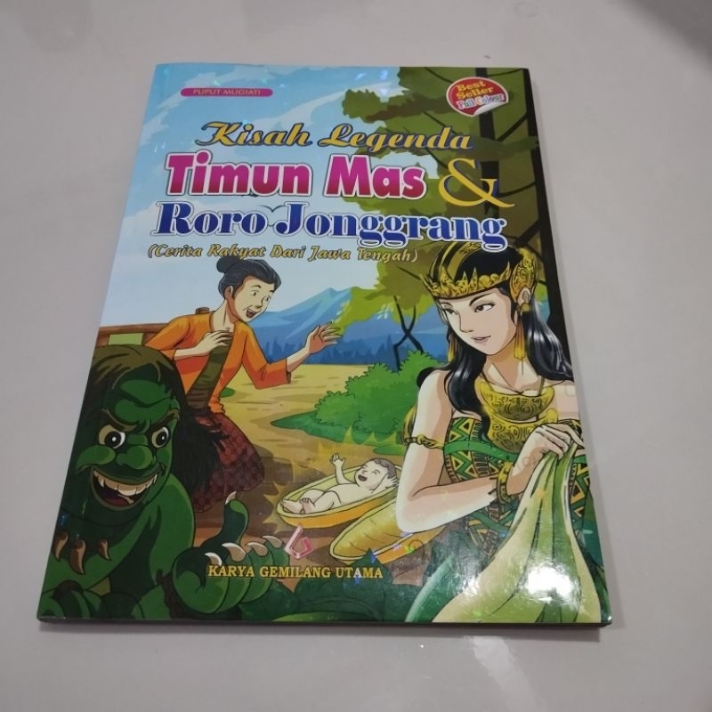 Jual Buku Cerita Kisah Legenda Timun Mas dan Roro Jonggrang - KGU (FULL ...