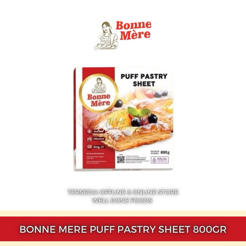 Jual Bonne Mere Puff Pastry Sheet 800gr | Shopee Indonesia