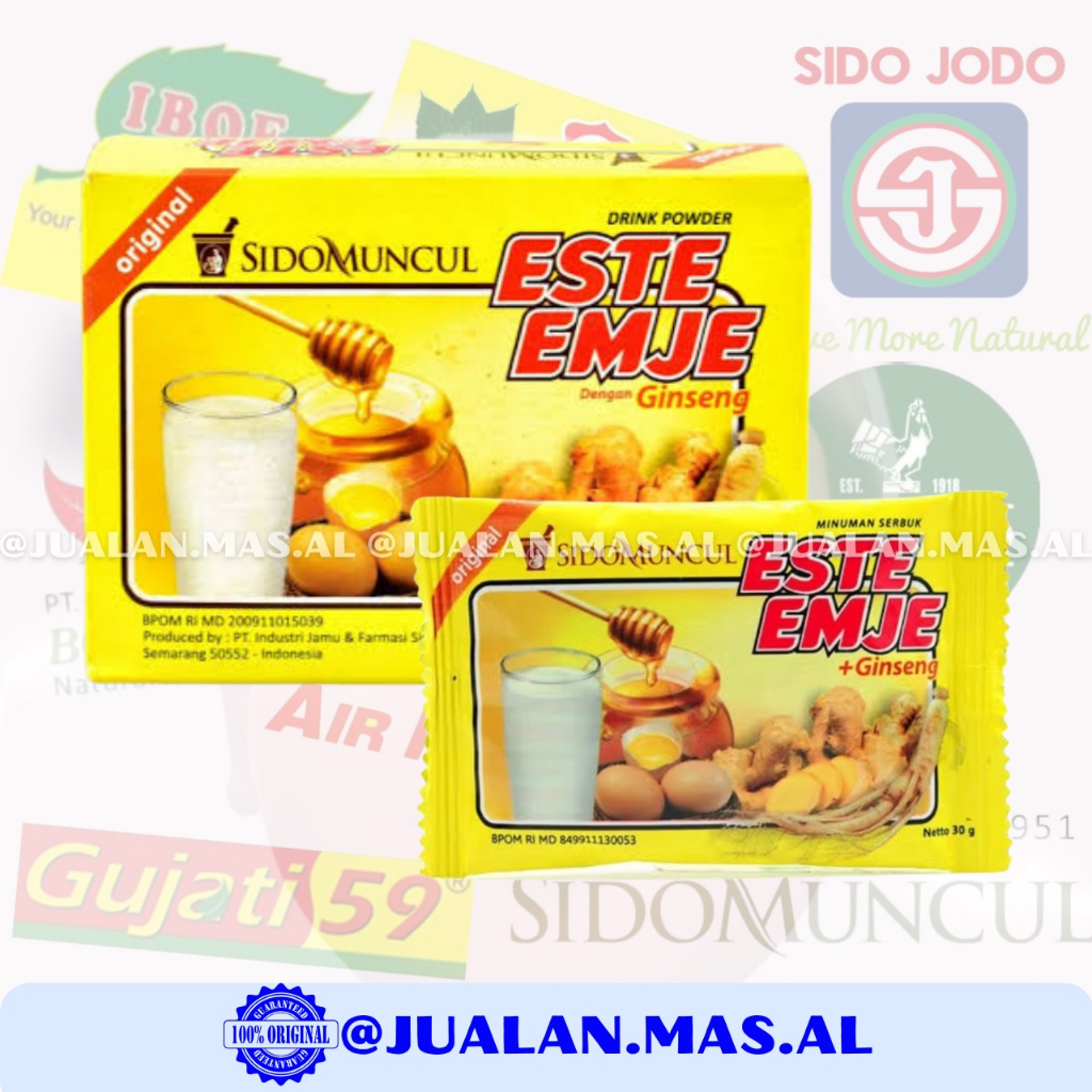 Jual SIDOMUNCUL - ESTE EMJE / STMJ (ISI 5 SACHET) | Shopee Indonesia