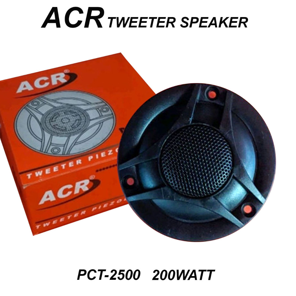 Jual (1pcs) TWEETER TWITER SPEAKER ACR PCT-2500 PIEZO 200WAT | Shopee ...