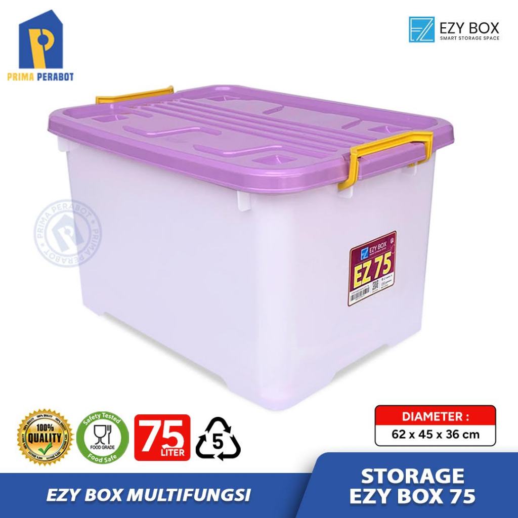 Jual Storage Box Organizer 75 Liter Kotak Penyimpanan Multifungsi Boks ...