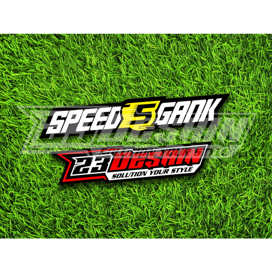 Jual STIKER SPEED5GANK STICKER SPEED 5 GANK | Shopee Indonesia