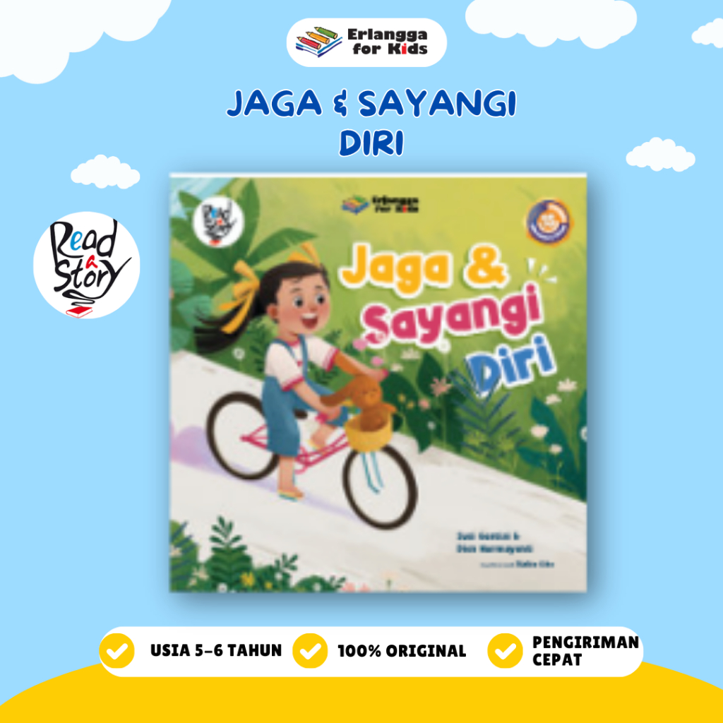 Jual [Erlangga] Buku Cerita Anak: Jaga & Sayangi Diri | Shopee Indonesia