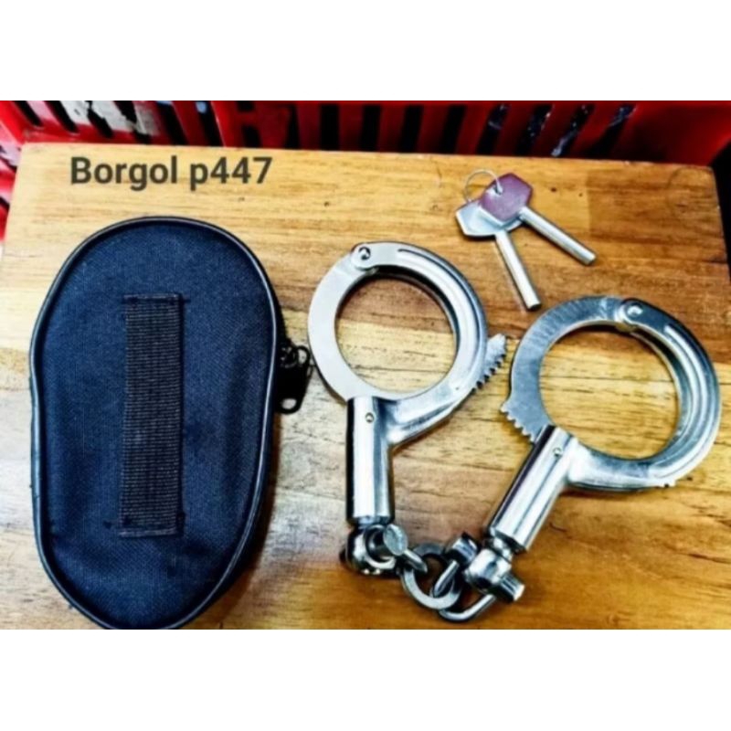 Jual borgol india borgol tangan handcuff scurity borgol india P447 ...