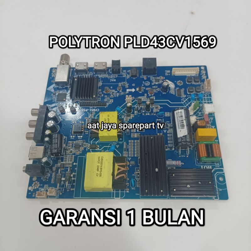 Jual MAINBOARD TV LED SMART ANDROID DIGITAL POLYTRON PLD43CV1569 MB ...
