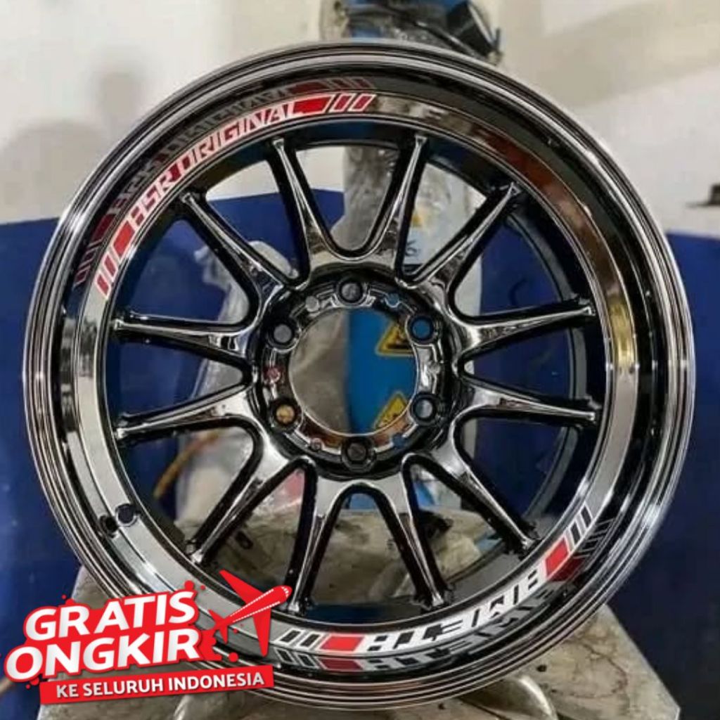 Jual Velg Hsr Ameth R18 Pcd 6x139,7 Black Chrome Untuk Pajero Hilux ...