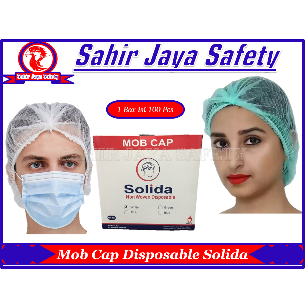 Jual Hairnet Medis Solida Hair Cap Disposable Mob Cap Solida Harga 1 ...