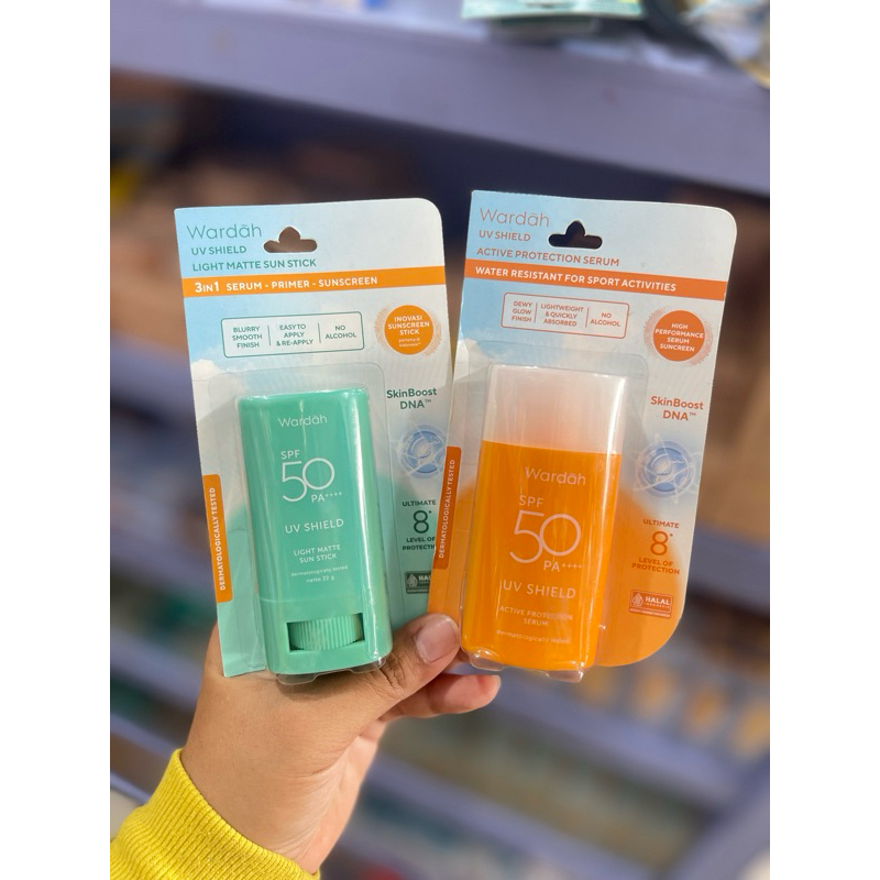Jual WARDAH SUNSCREEN UV SHIELD SPF 50 STICK | Shopee Indonesia