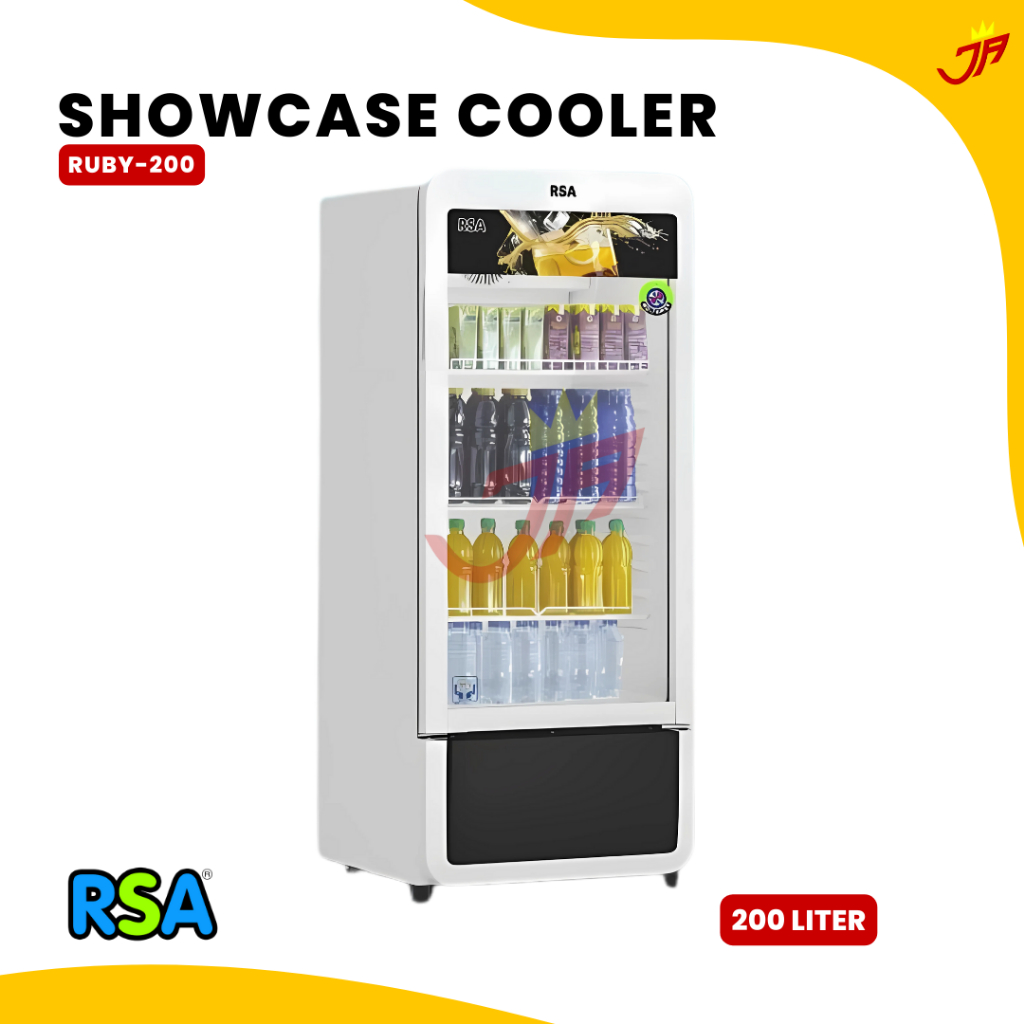 Jual RSA Showcase cooler RUBY-200 / RUBY 200 Kulkas Minuman 200 liter | Shopee Indonesia