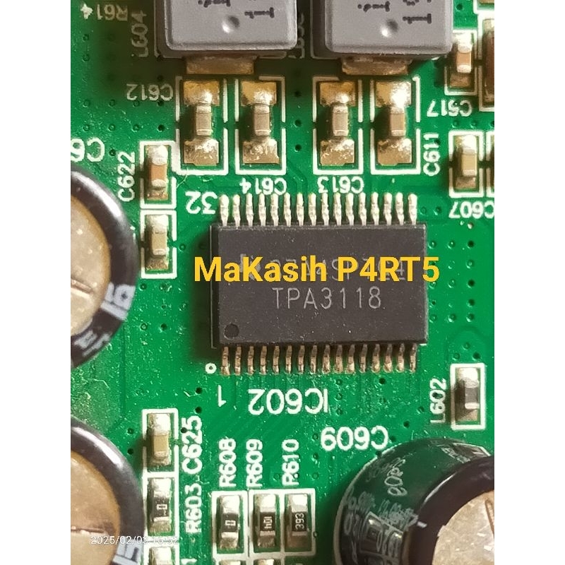 Jual Modul audio Amplifier polytron Tpa 3118 ic Tpa3118 (Beli 2, Diskon ...
