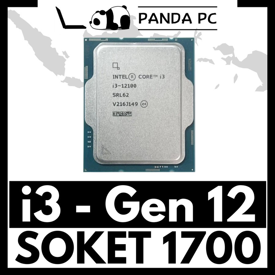 Jual Processor Intel Core i3 Gen 12 - 12100 Alder Lake Socket LGA 1700 ...