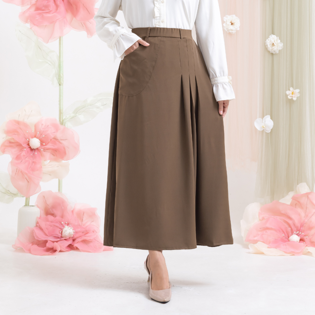 Jual Alina Skirt R5010215 SONIA - Rok panjang katun premium | Rok a ...