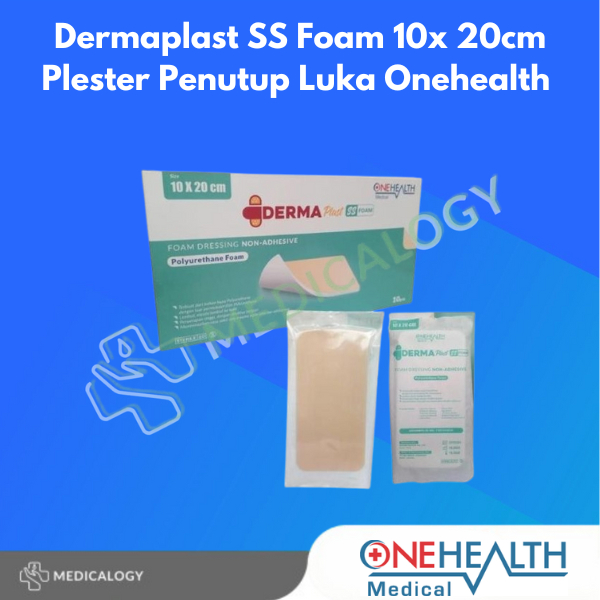 Jual Onehealth Dermaplast SS Foam Dressing Non Adhesive Tape Plester ...