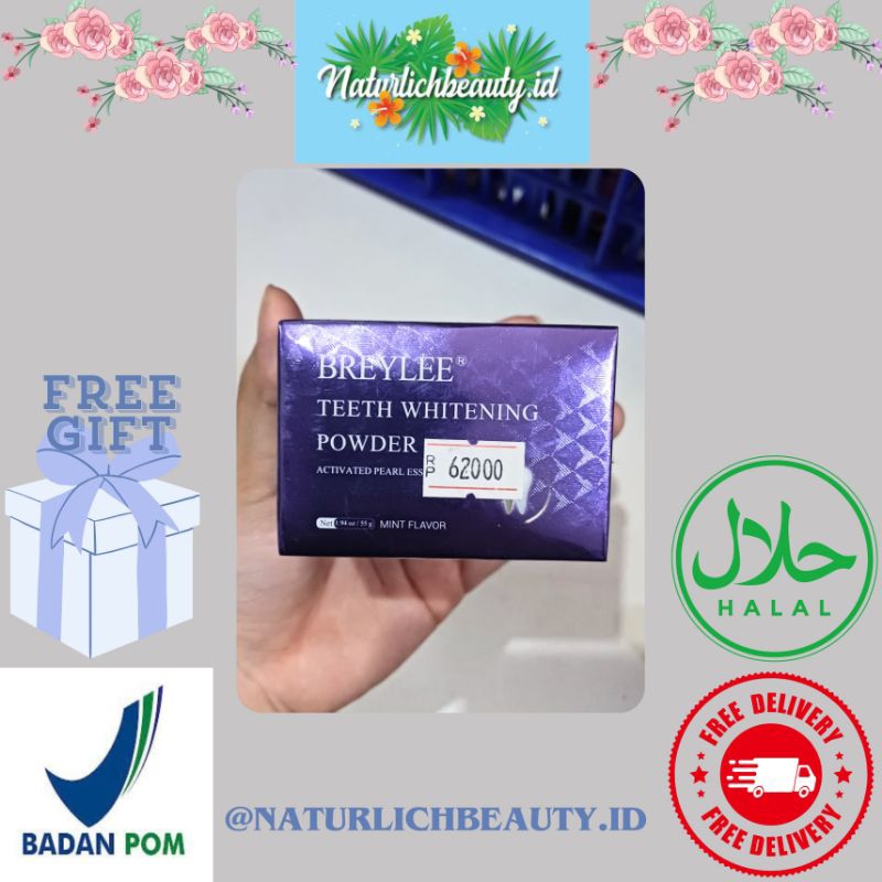 Jual (EXP APRIL 2025) Breylee Teeth Whitening Powder 55gr | Shopee ...
