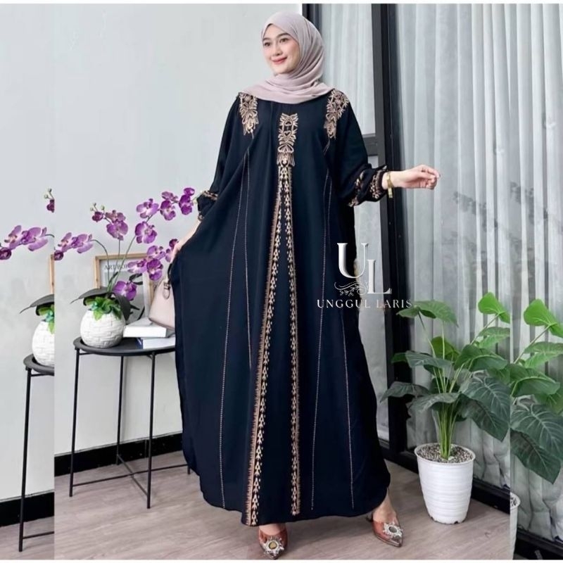 Jual Kaftan Jamila Premium Rayon Super Jumbo Daster Panjang Muslim ...