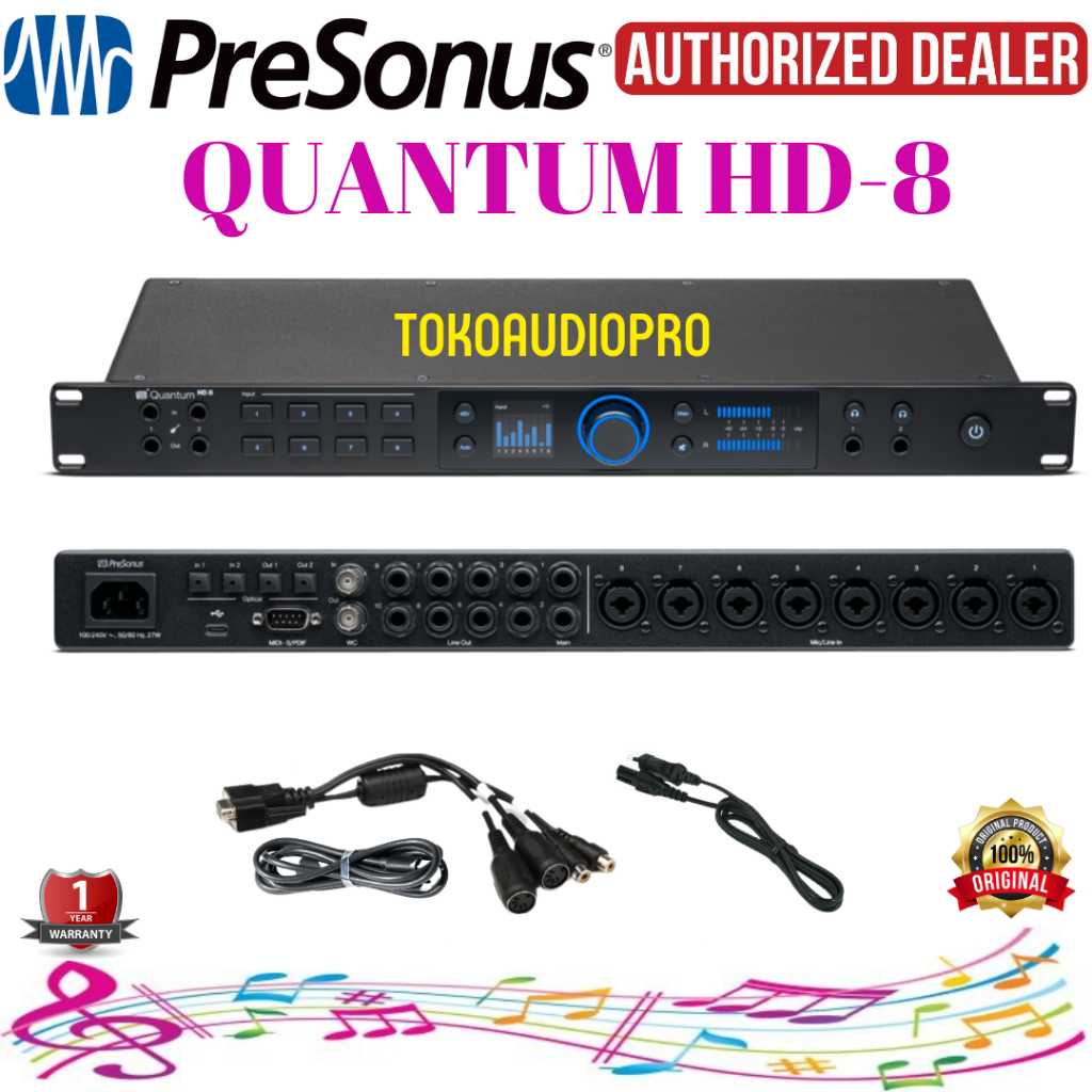 Jual PreSonus Quantum HD8 USB-C Audio Interface Original Presonus ...
