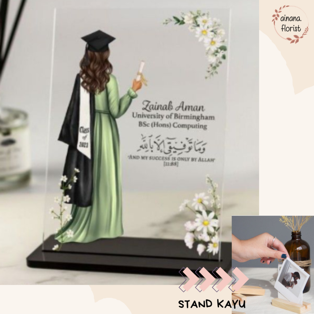 Jual Kado akrilik stand lukis cat/kado wisuda/kado mantan/kado ultah ...