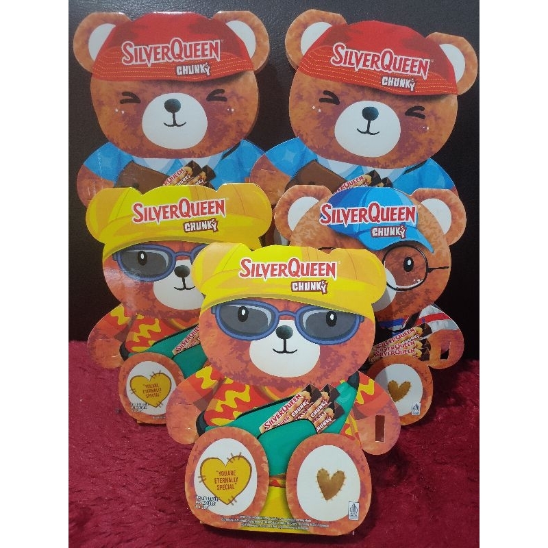 Jual SILVERQUEEN BEAR 3X26GR | Shopee Indonesia